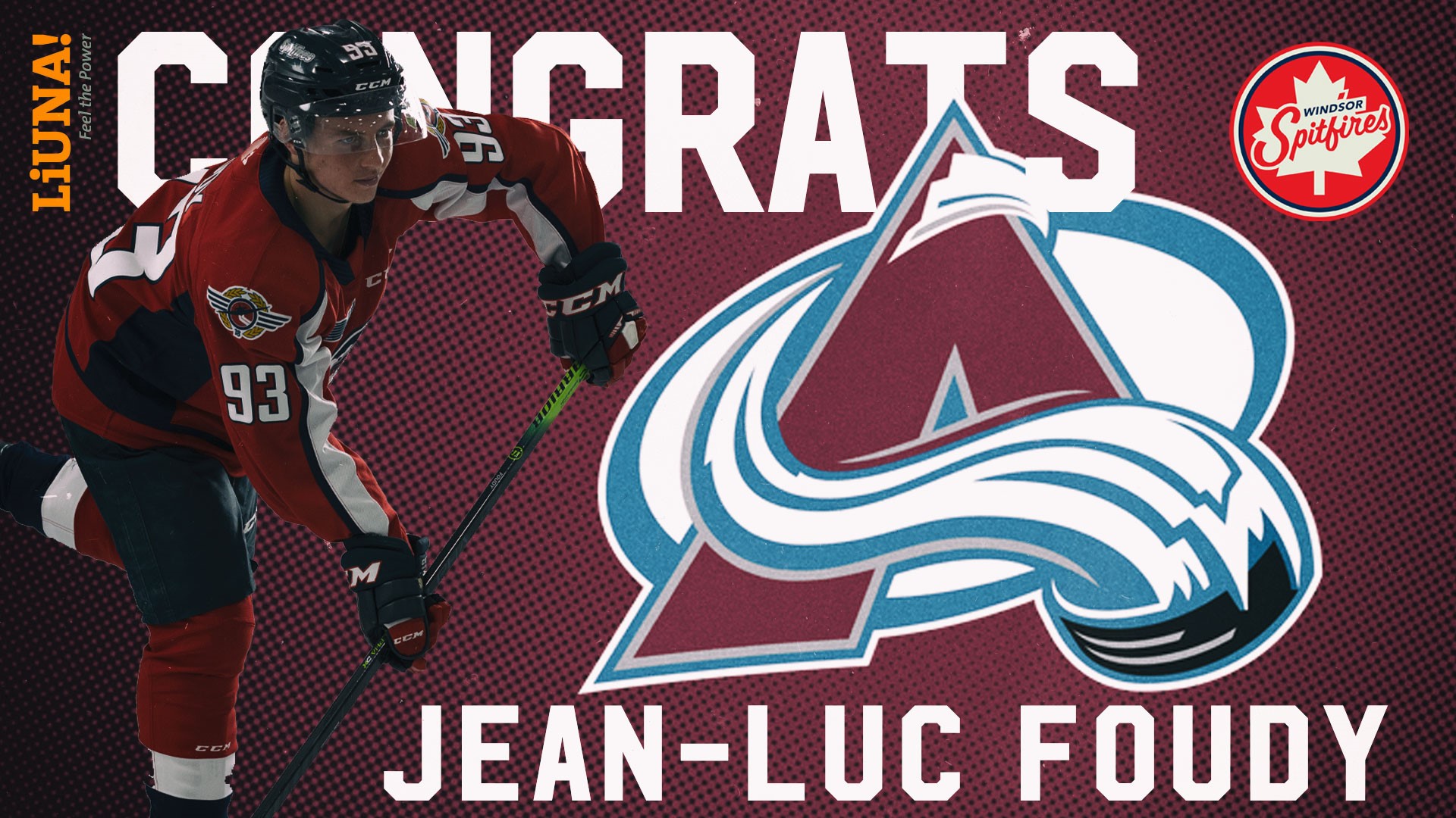Jean-Luc Foudy Signs Entry Level Contract with Colorado Avalanche ...