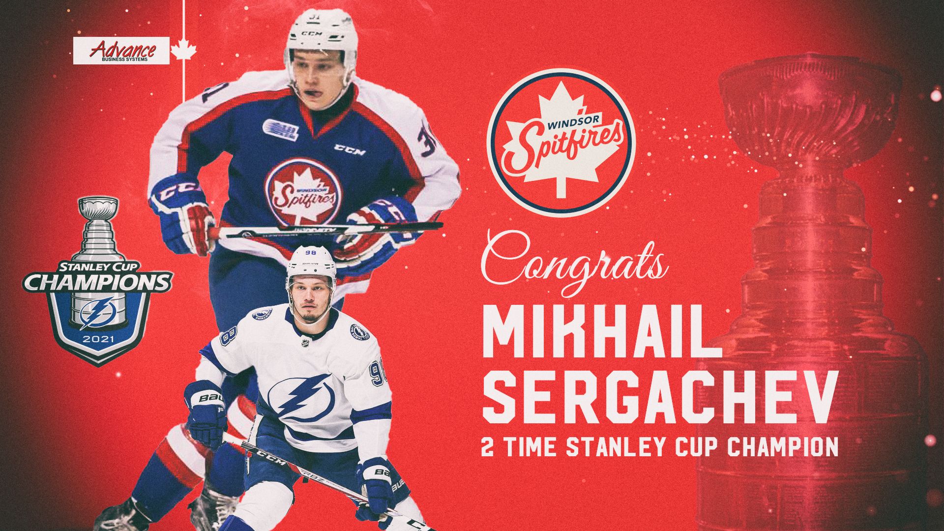 Congratulations to Mikhail Sergachev on winning back-to-back Stanley ...