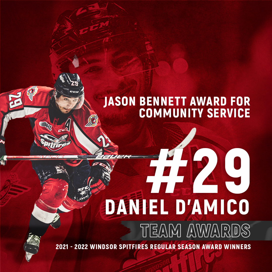 Spitfires 2021 - 2022 Team Awards - Windsor Spitfires