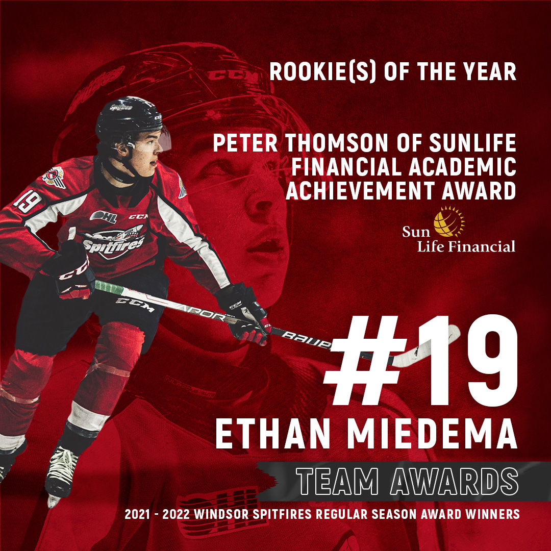Spitfires 2021 - 2022 Team Awards - Windsor Spitfires